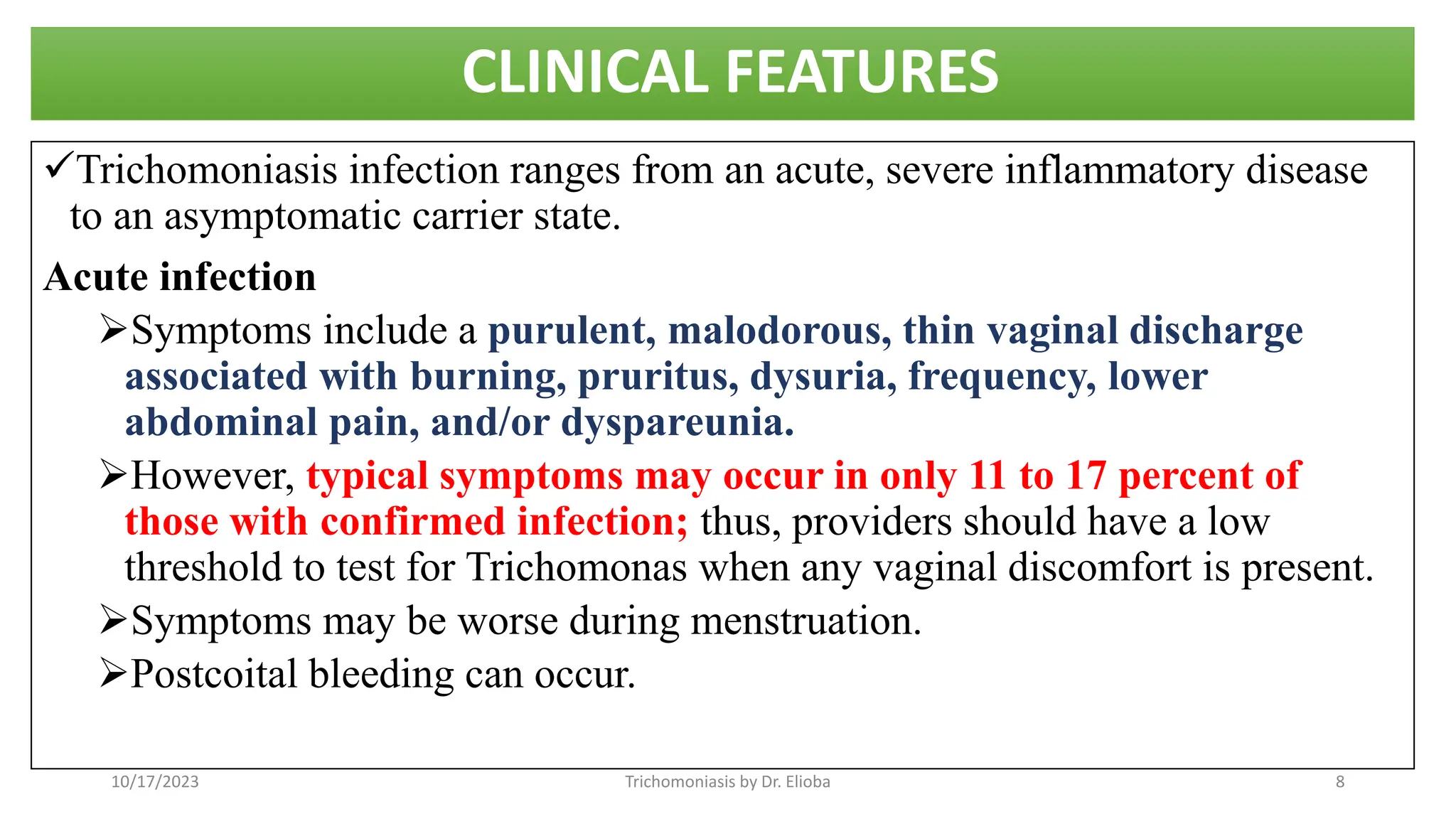 TRICHOMONIASIS by Dr. Elioba.pptx