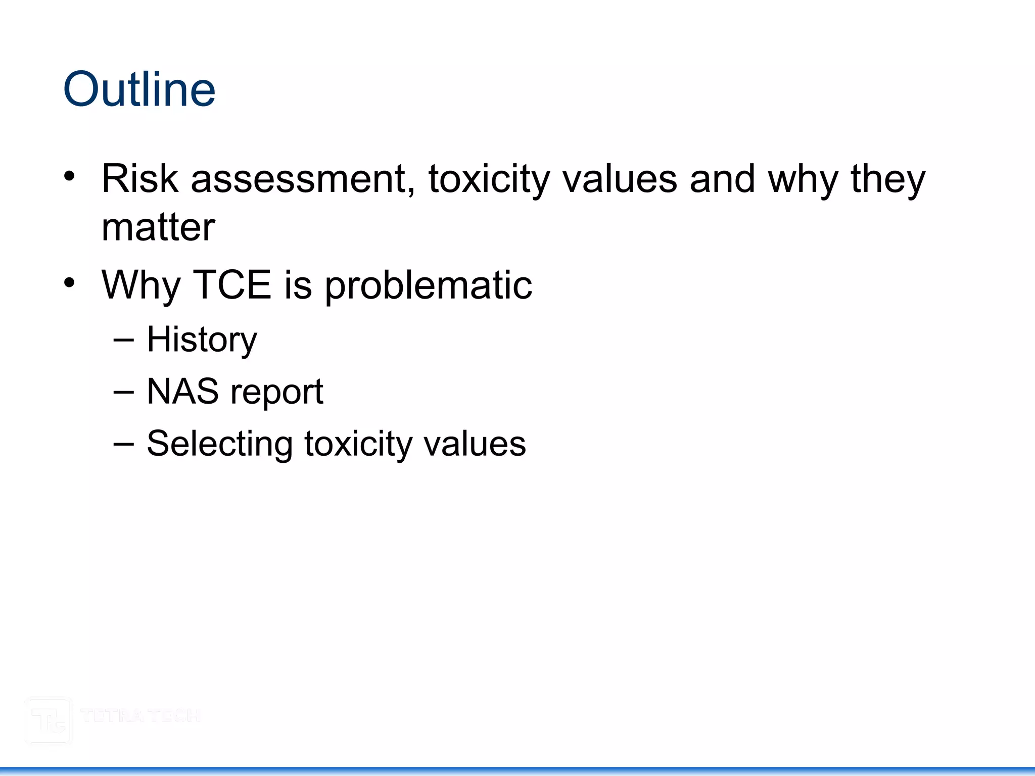 Trichoroethylene What We Know | PPT