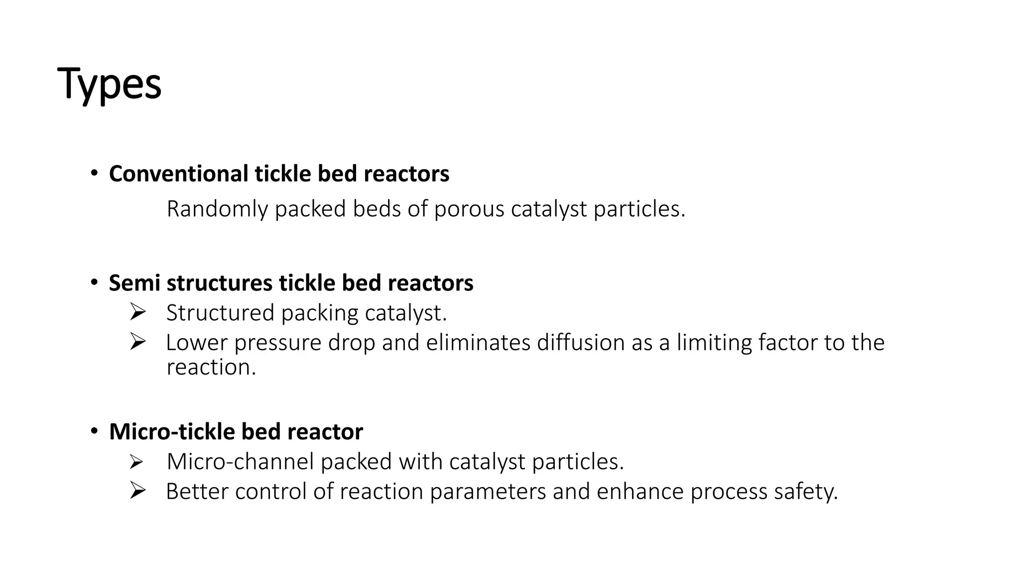 Trickle bed reactor | PPTX
