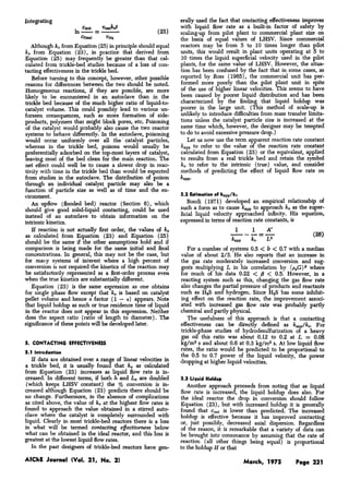 Trickle bed reactors | PDF