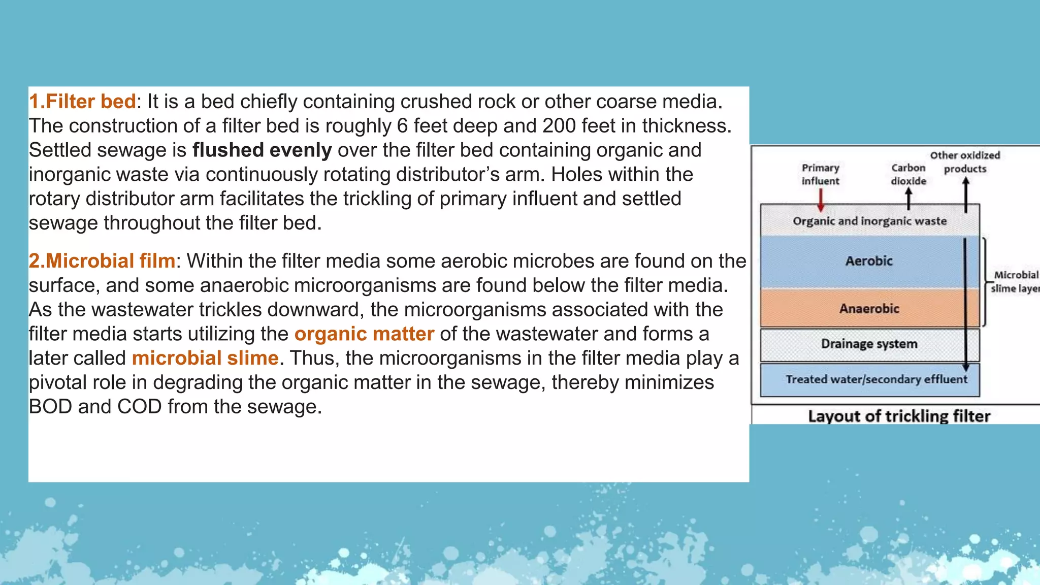 Trickling Filter, Wastewater Treatment method | PDF
