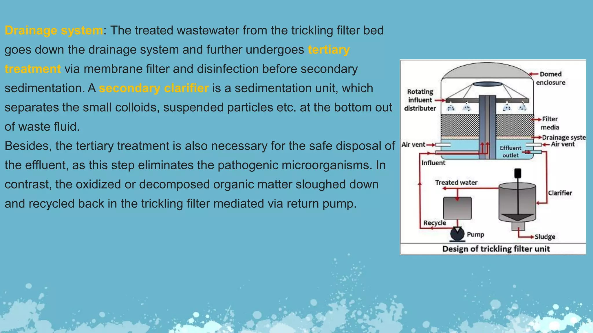 Trickling Filter, Wastewater Treatment method | PDF