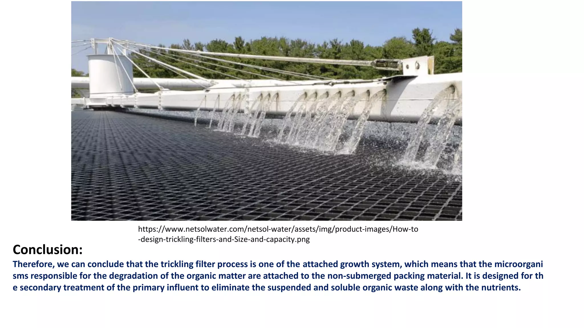 Trickling Filter, Wastewater Treatment method | PDF