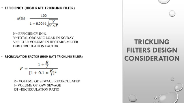 Trickling filter ppt | PPT