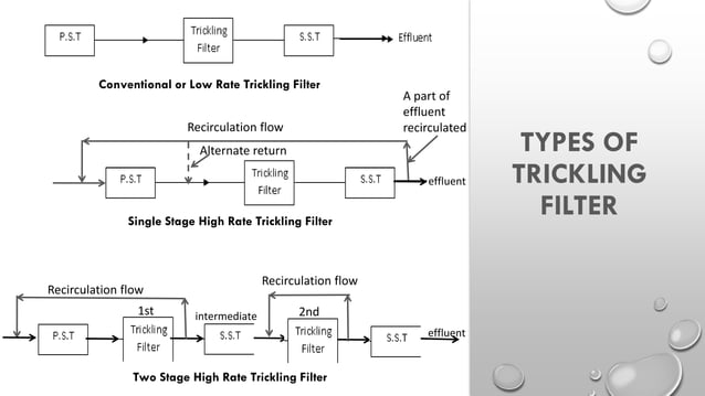 Trickling Filter Ppt Pdf