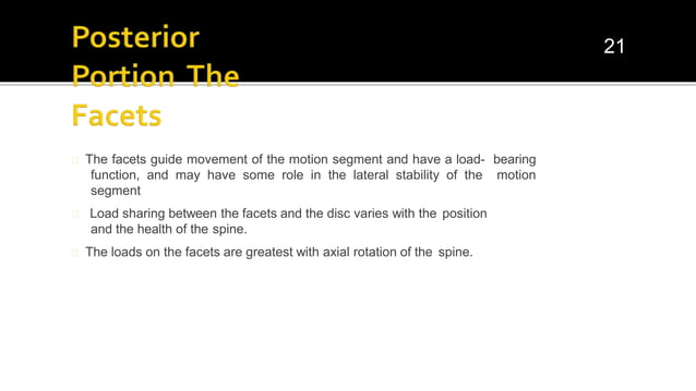 Trick movements of spine | PPT