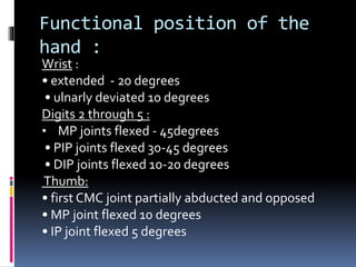 Trick movements of wrist & hand | PPTX