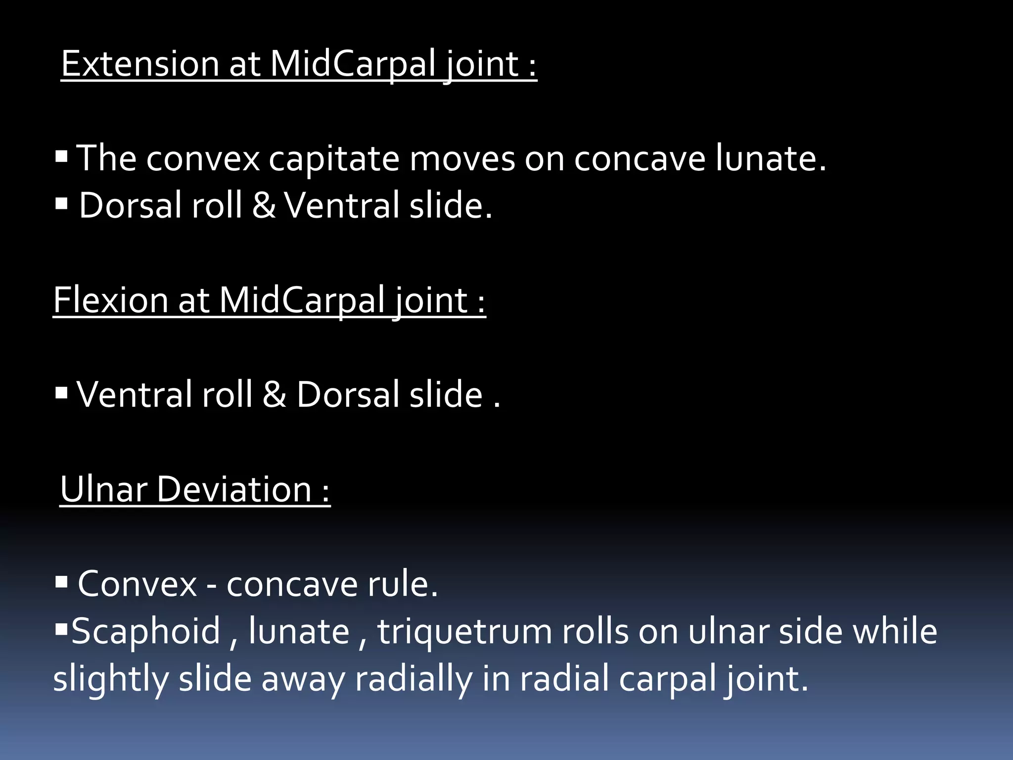 Trick movements of wrist joint | PPTX