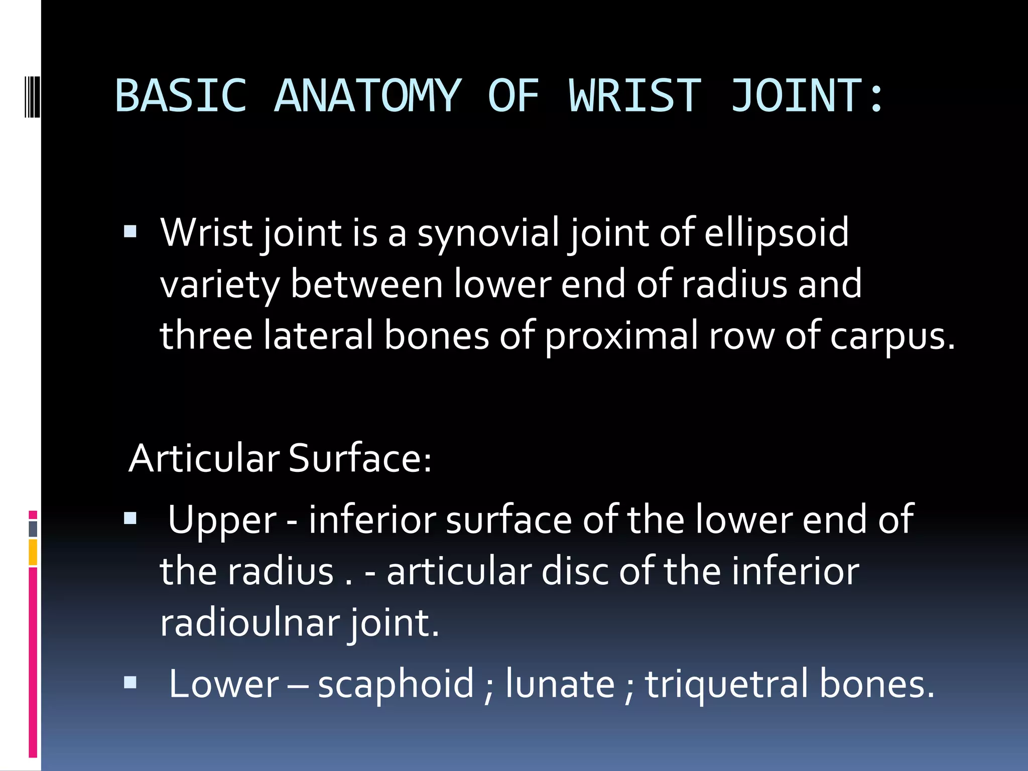 Trick movements of wrist joint | PPTX