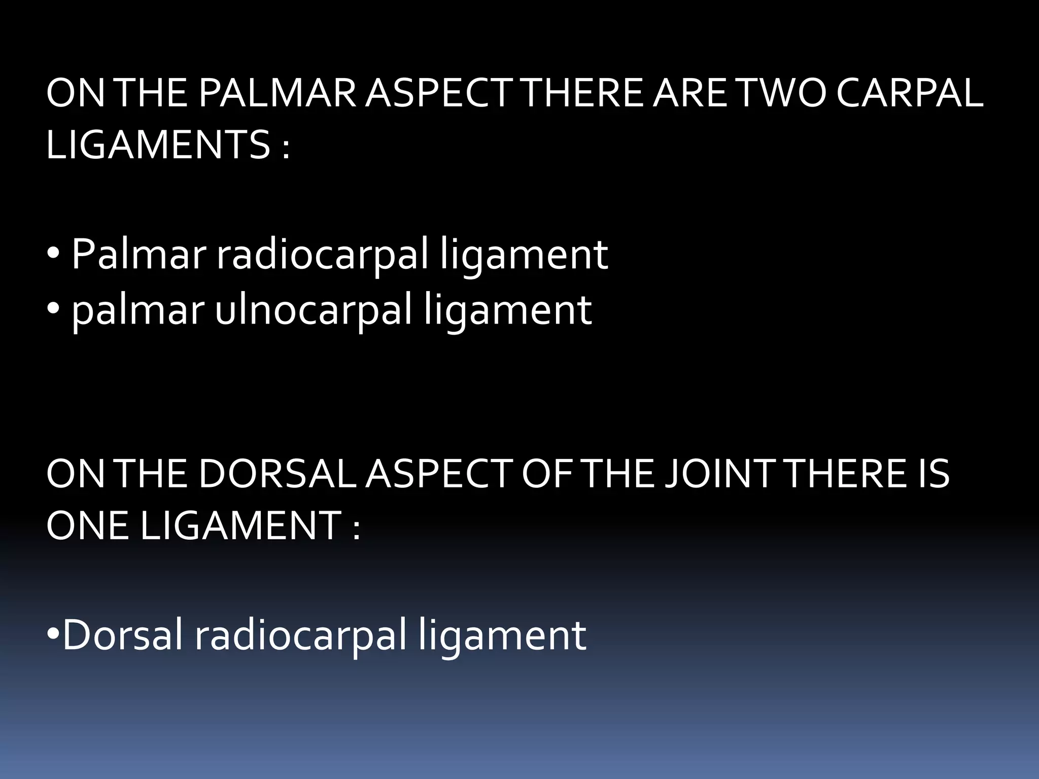 Trick movements of wrist joint | PPTX