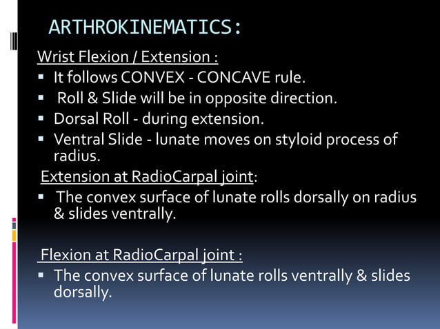 Trick movements of wrist joint | PPTX
