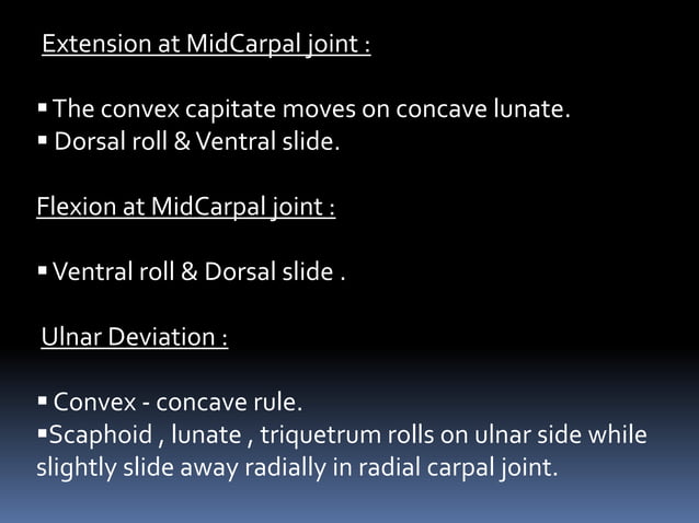 Trick movements of wrist joint | PPTX