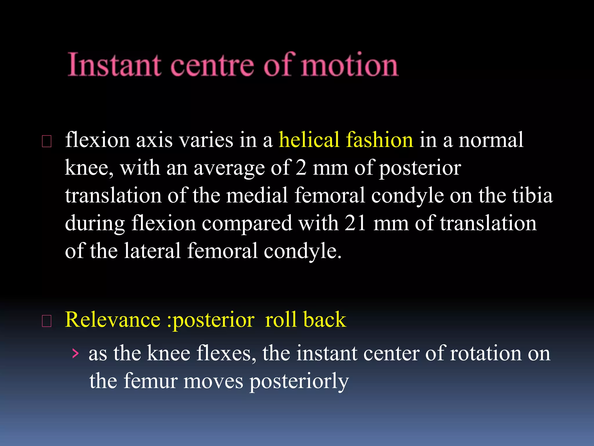Trick movemets of knee joint | PPT