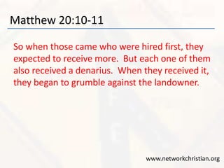 Trick or treat part 1 (wonder of grace matthew 20 1 16) | PPTX