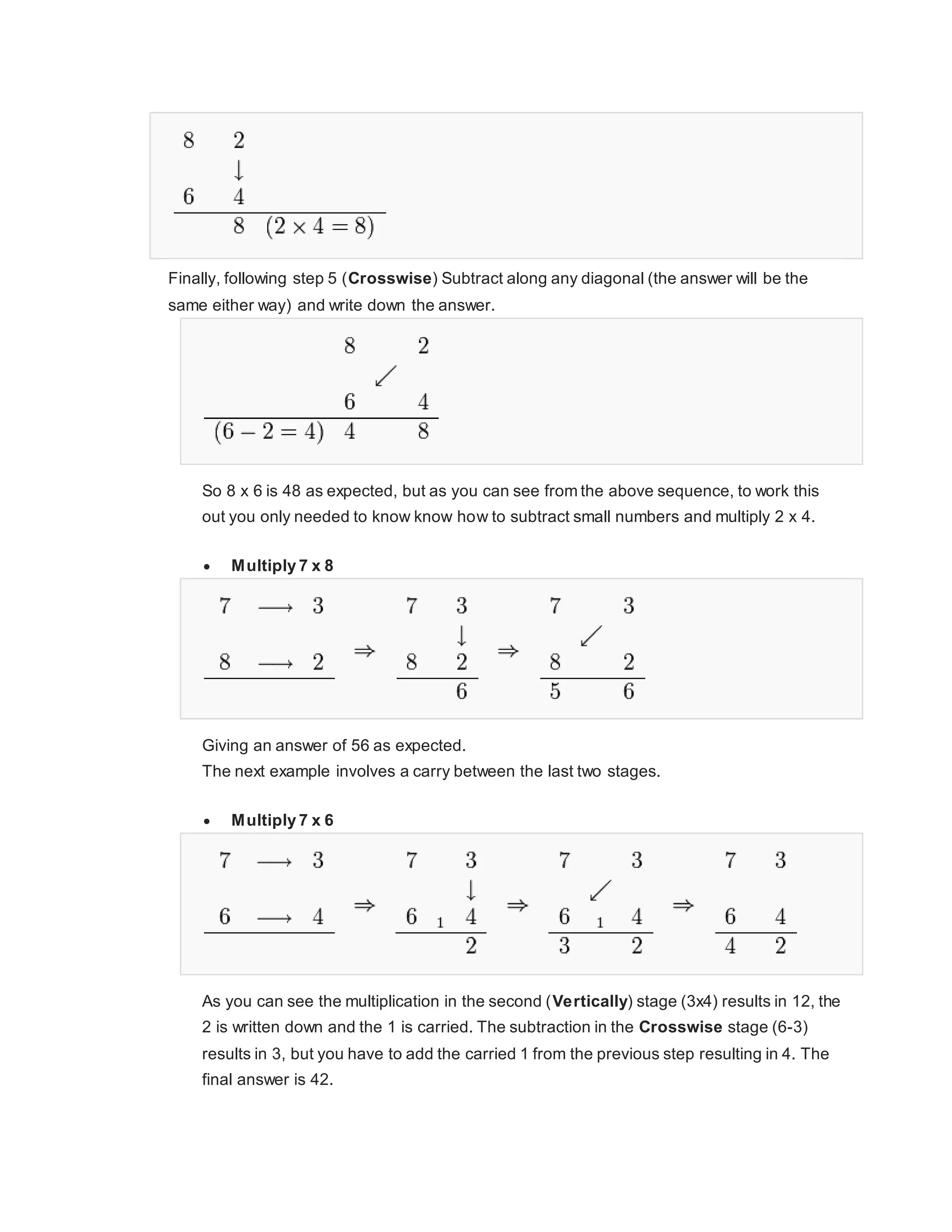 Tricks from vedic mathematics | DOCX | Science