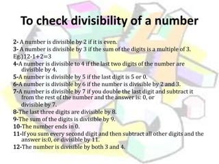Tips & Tricks in mathematics | PPTX