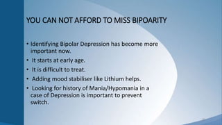 Tricks of managing bipolar disorder | PPTX