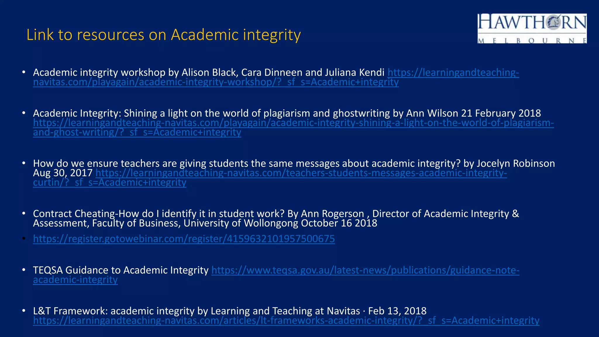 'Tricks' that students may use to fool Turnitin | PPTX