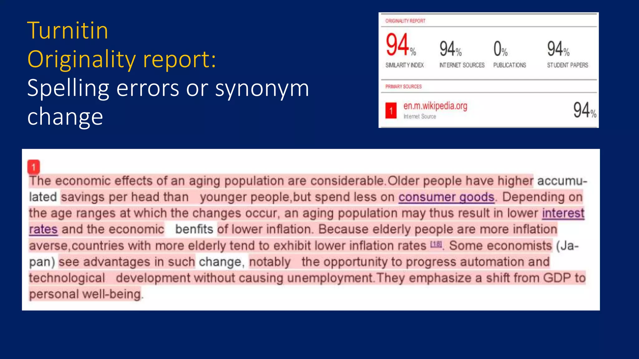 'Tricks' that students may use to fool Turnitin | PPTX