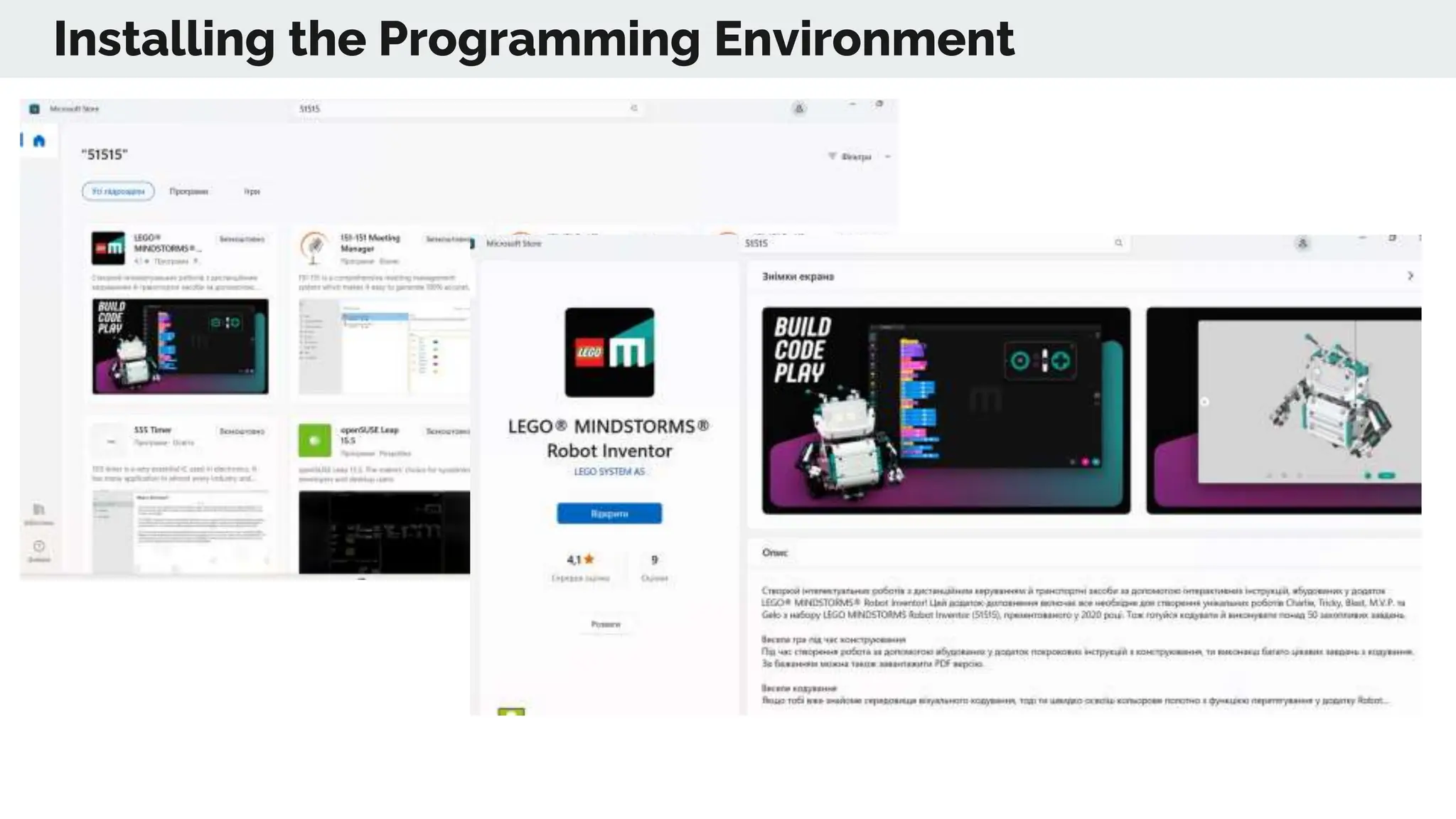 Robotics & Engineering LEGO® MINDSTORMS® Robot Inventor (51515) (Part 2 ...