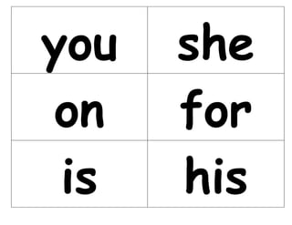 Tricky Words | DOC