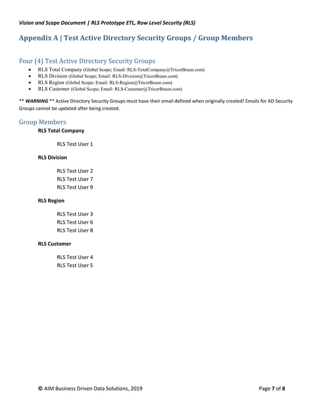 RLS Prototype ETL | Vision and Scope Document | PDF | Databases | Computer Software and Applications