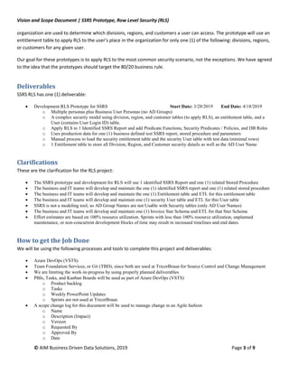 SSRS RLS Prototype | Vision and Scope Document | PDF | Databases ...