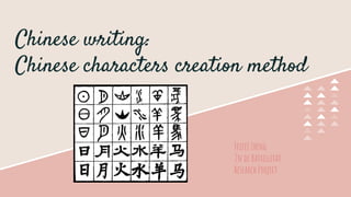 Chinese writing: Chinese characters creation method | PPT