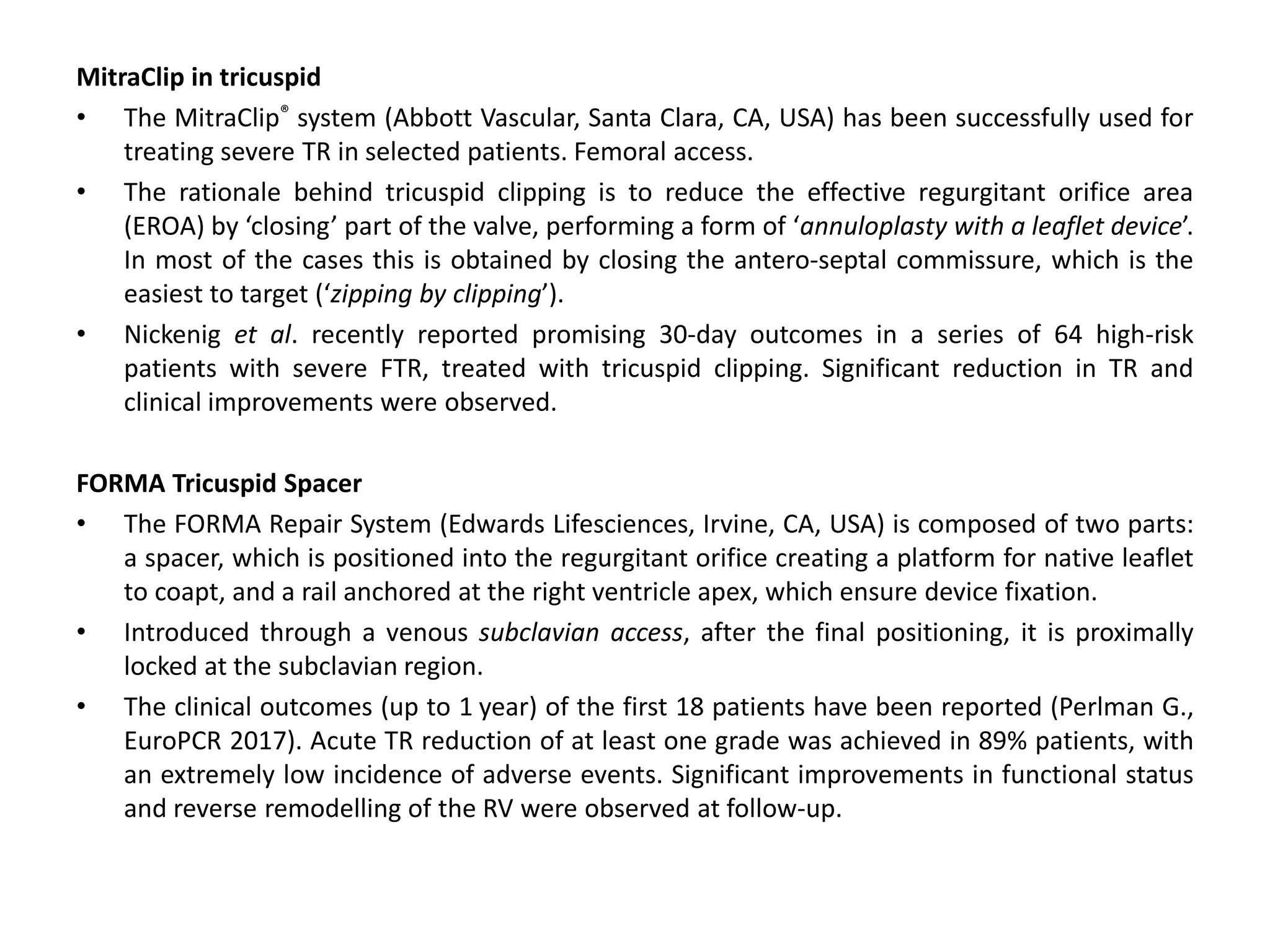Tricuspid interventions | PPTX
