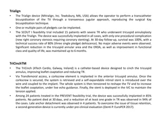 Tricuspid interventions | PPTX