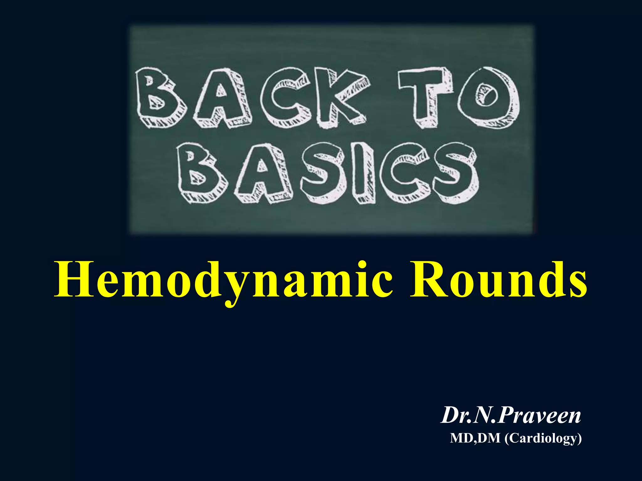 BACK TO BASICS - HEMODYNAMIC ROUNDS - TRICUSPID VALVE | PPTX