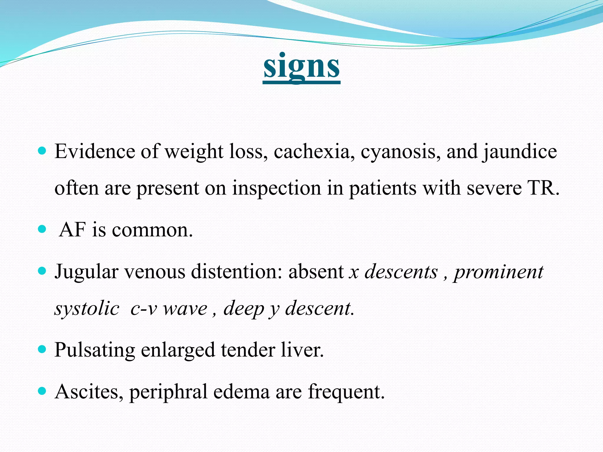 Tricuspid valve disease | PPTX
