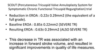 TRICUSPID VALVE ANATOMY PATHOPHYSIOLOGY INDICATIONS AND INTERVENTIONS.pptx