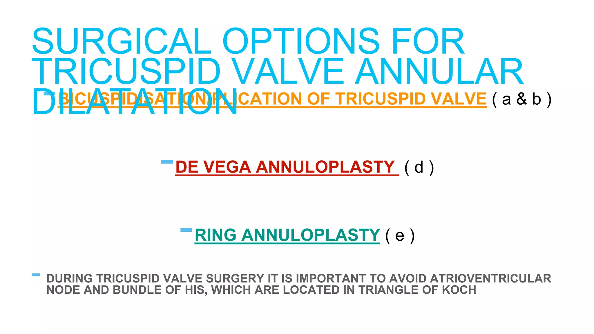Tricuspid valve disease | PPTX