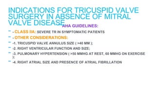 Tricuspid valve disease | PPTX