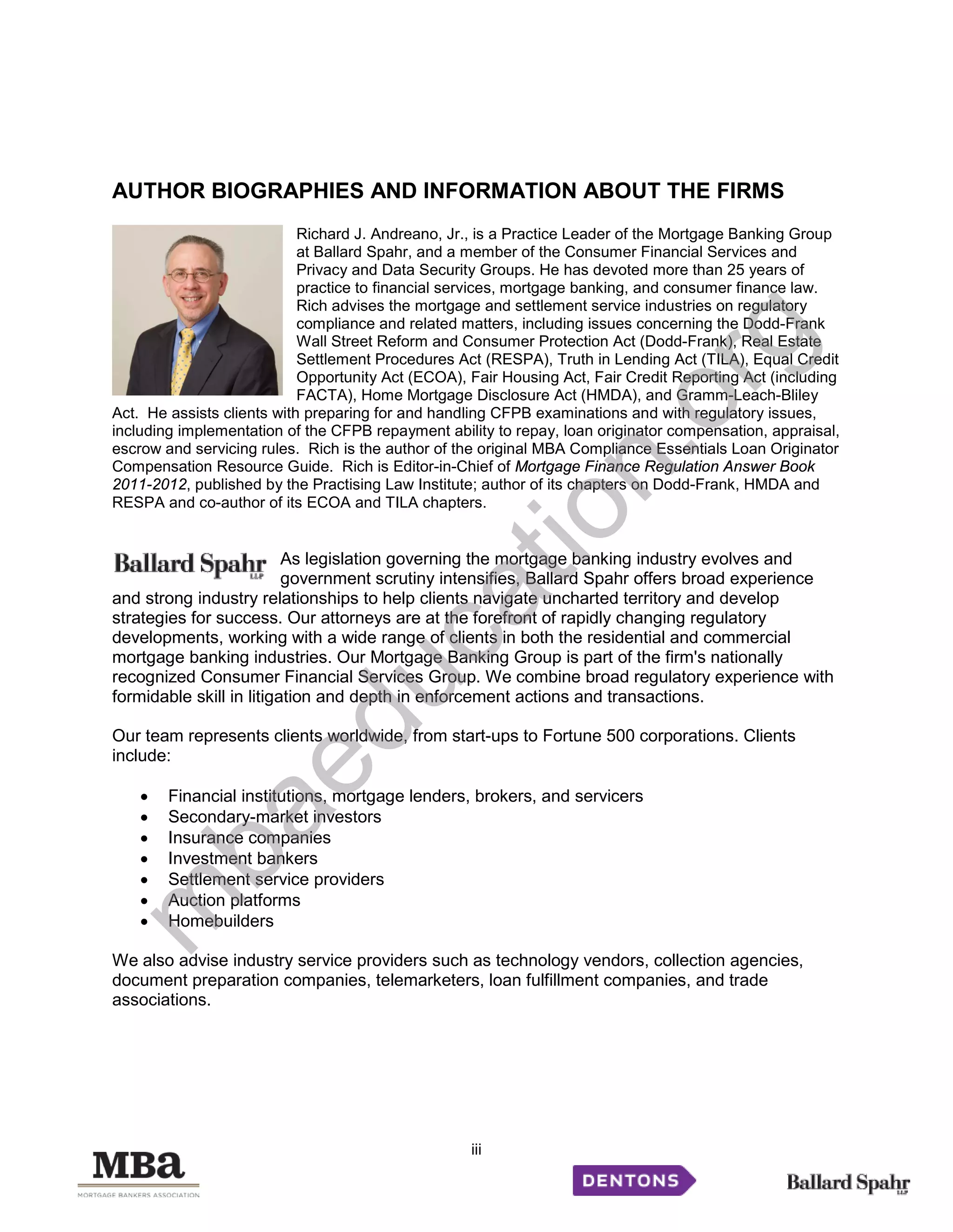 MBA Compliance Essentials TILA RESPA Integrated Disclosure (TRID ...