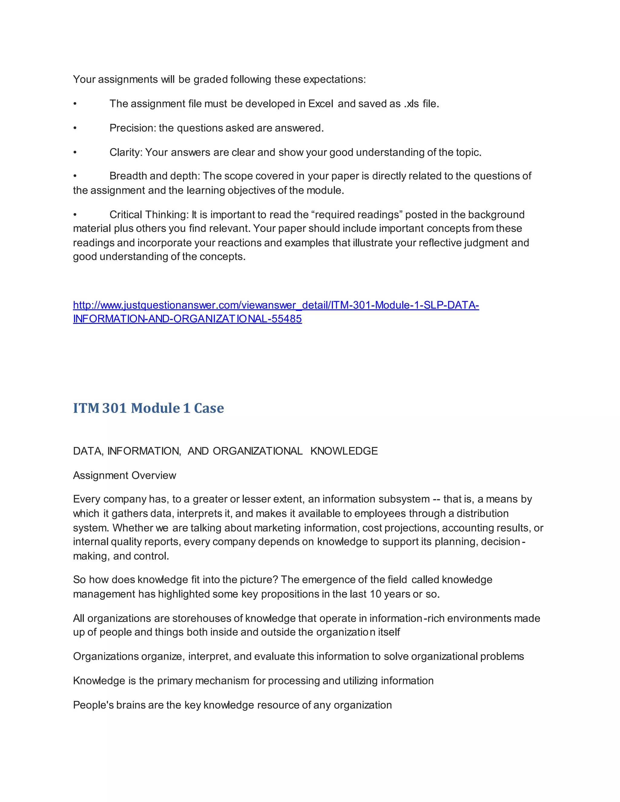 Trident university itm 301 | DOCX