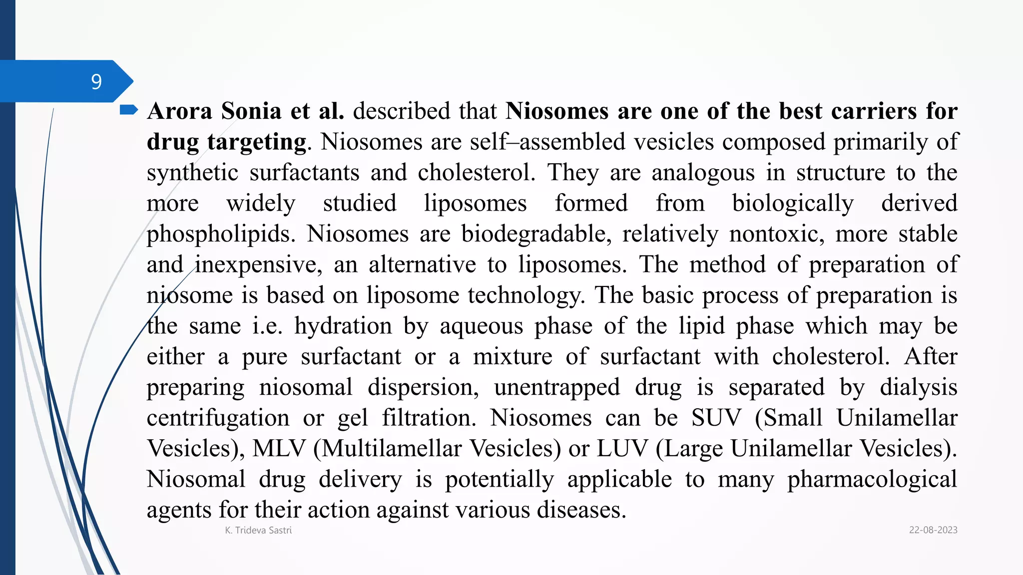 Proniosomes | PPTX