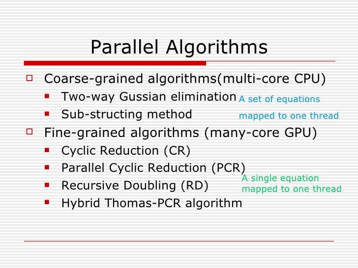 Tridiagonal Solver In Gpu