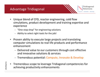 Tridiagona Solutions Corporate Presentation | PDF | Computer Software and Applications | Computing