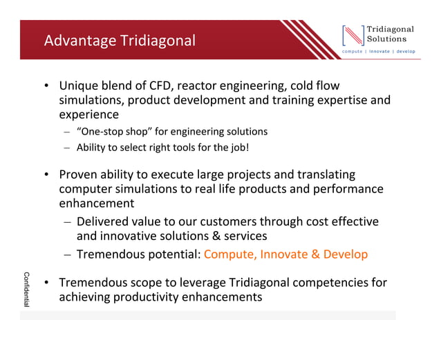 Tridiagona Solutions Corporate Presentation | PDF | Computer Software ...