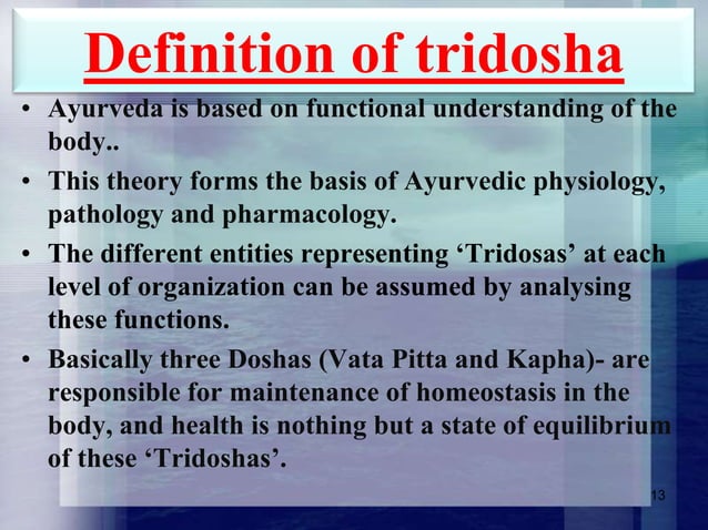 Tridosha | PPTX | Hinduism | Religion & Spirituality