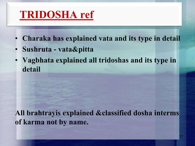 Tridosha | PPTX | Hinduism | Religion & Spirituality