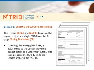 TRID (TILA/RESPA Integrated Disclosures) | PDF