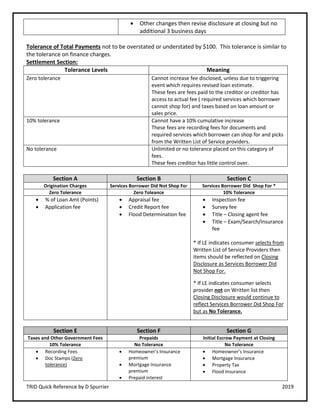 Trid quick reference | PDF
