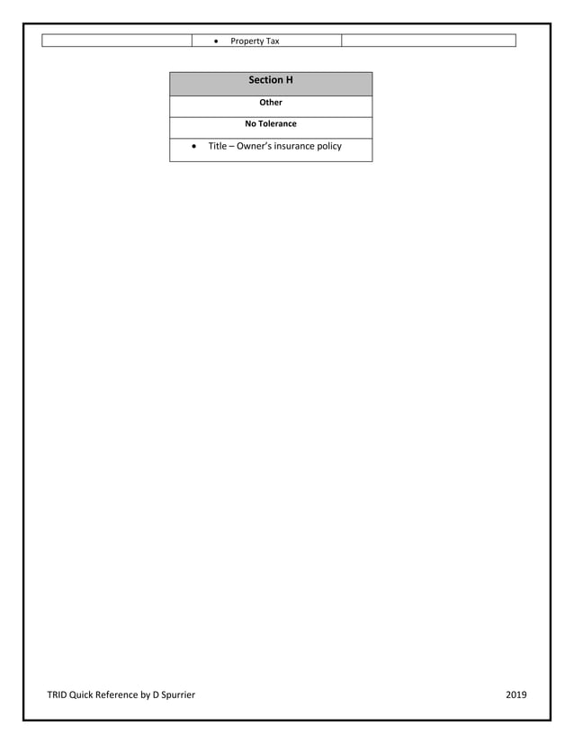 Trid quick reference | PDF