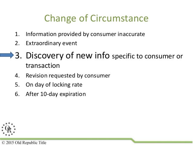Trid regulations presentation by H&H settlement