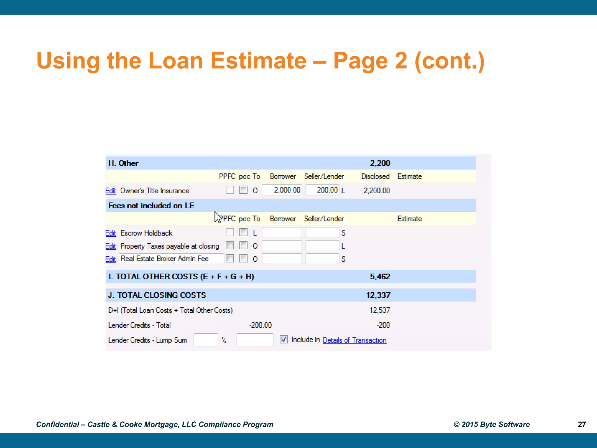 TRID Training Presentation | PDF