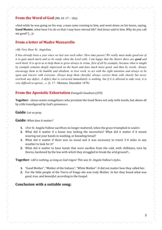 Triduo Sr Angela Vallese_3 giorno eng | PDF