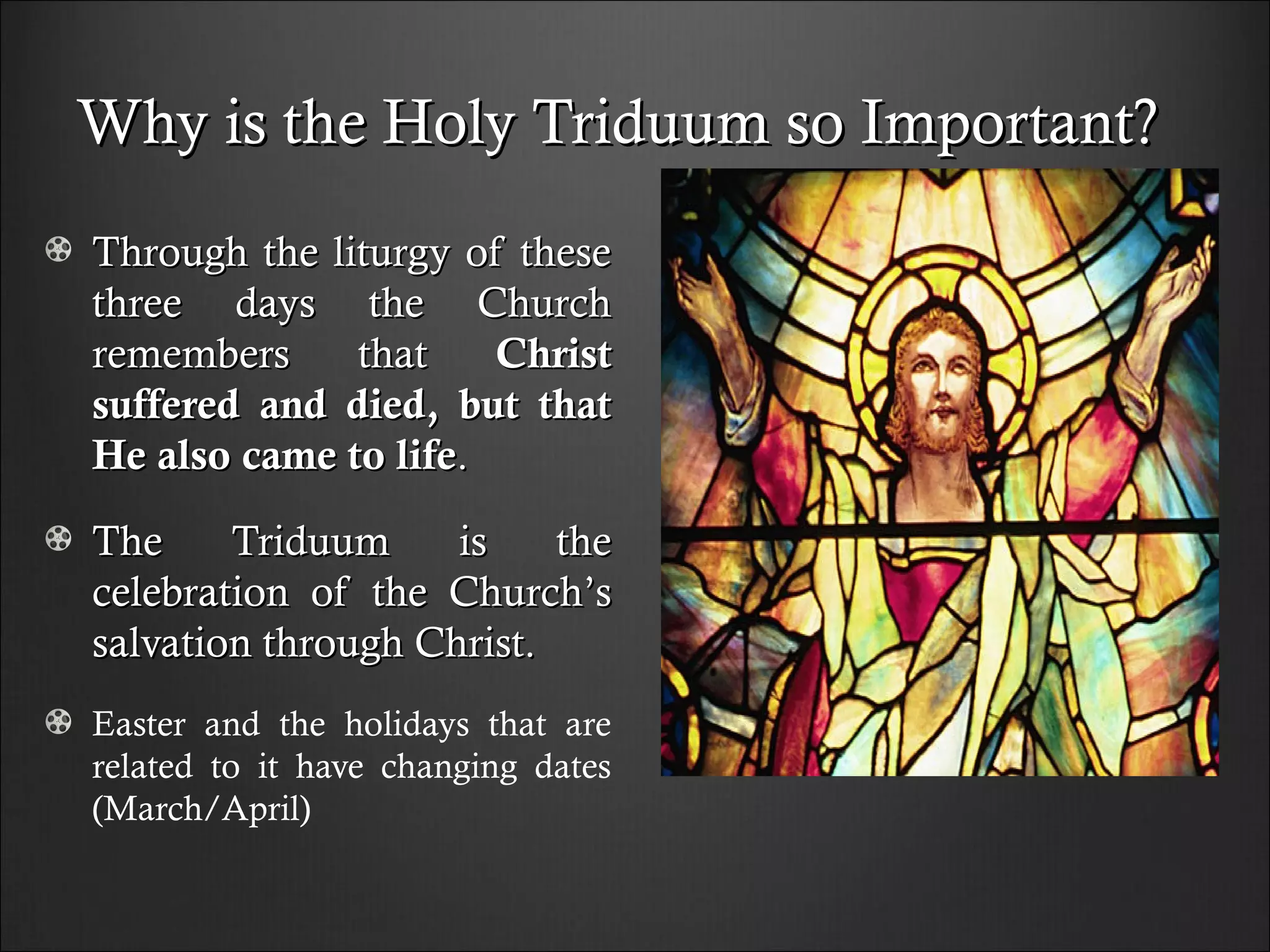 Triduum short version | PPT